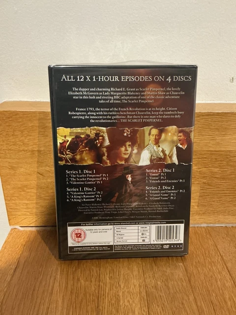 THE SCARLET PIMPERNEL The Complete TV Series on 4 Discs Brand New ...