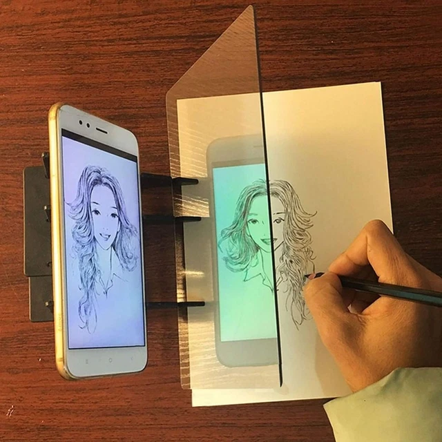 PRACTICE SKETCH WIZARD Tracing Portable Optical Drawing Board Beginners ...