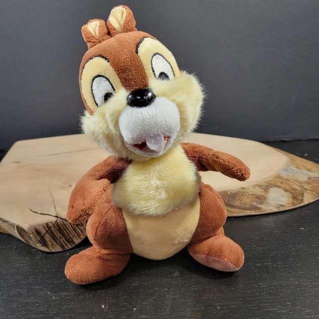 DISNEY PARKS CHIP n Dale Chipmunk Big Feet Dale peluche 10" giocattolo ...