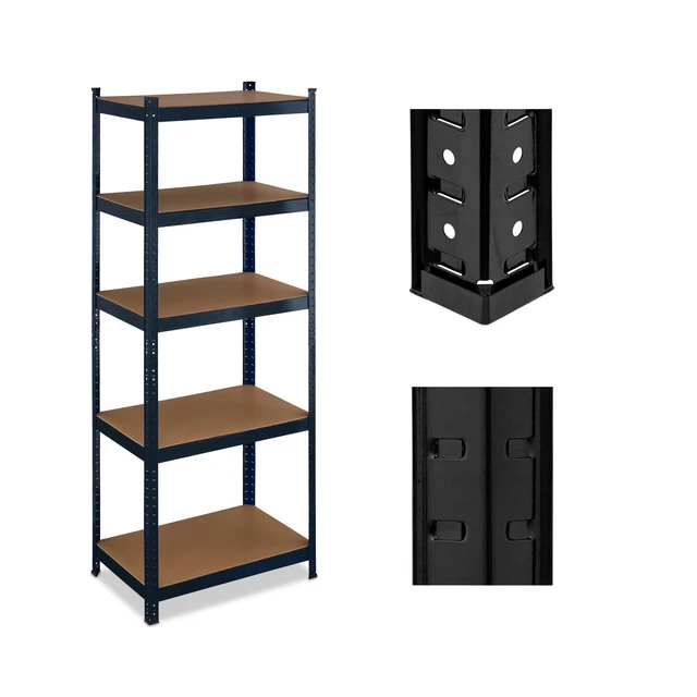 ETAGERE CHARGE LOURDE rack de rangement rayonnage industriel 5 niveaux ...
