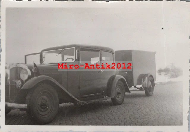 FOTO, ADLER PRIMUS, Pkw Oldtimer, 1937, Zwischen Schleswig u. Flensburg ...