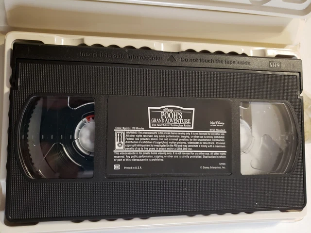 POOHS GRAND ADVENTURE : The Search for Christopher Robin VHS 1997 ...