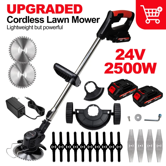 2500W ELECTRIC WEED Eater Lawn Edger Cordless Grass String Trimmer ...