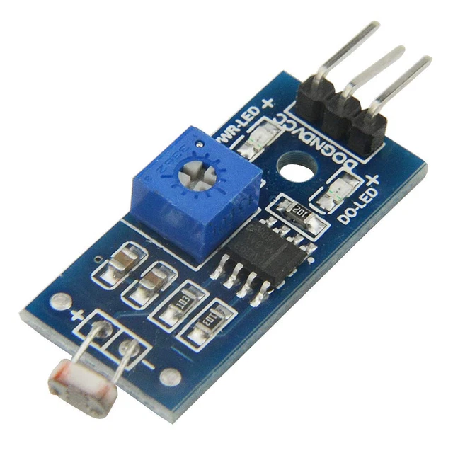 PHOTOSENSITIVE RESISTANCE SENSOR Module with LM393 comparator for ...