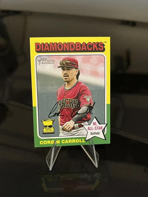 2024 TOPPS HERITAGE MINI Corbin Carroll #372 Rookie Cup Arizona ...