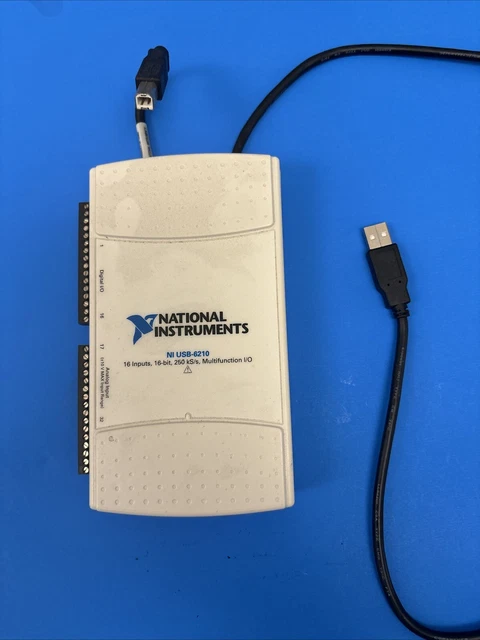 USED NATIONAL INSTRUMENTS NI USB-6210 Data Acquisition Device ...