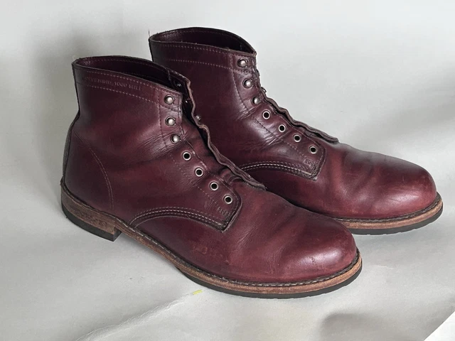 WOLVERINE 1000 MILE Boots Mens size 14 Horween Chromexcel Leather £88. ...