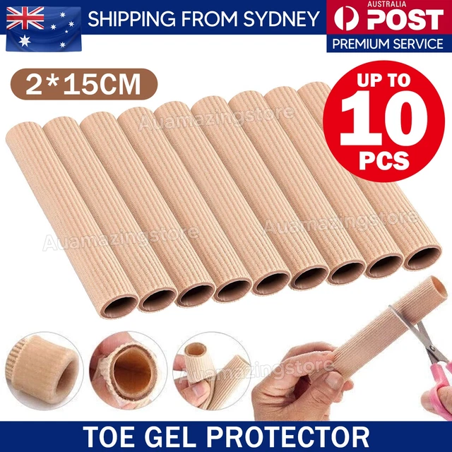 UP10X SILICONE TUBE Toe Gel Protector Corn Soft Cushion Pad Cap Relief ...