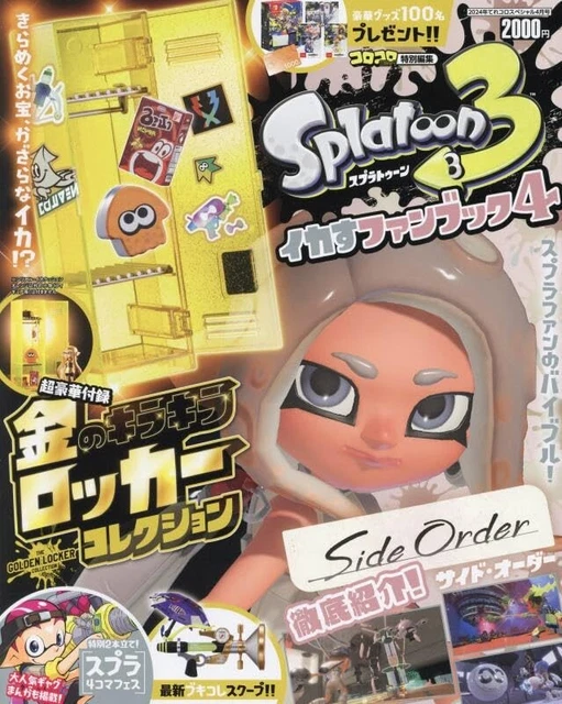 SPLATOON 3 IKASU Fanbook vol.4 Japanese Magazine game Luggage locker £ ...