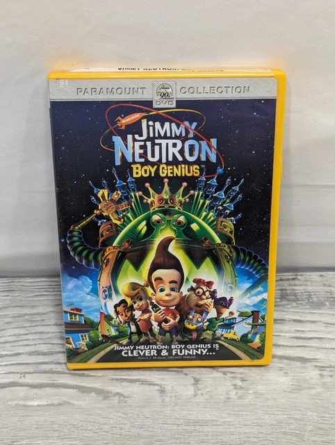 JIMMY NEUTRON BOY Genius DVD 2002 Sensormatic Animated Full Wide Screen ...