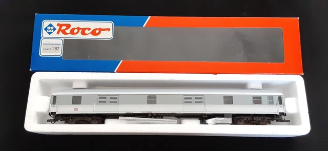 ROCO HO EXPRESS COACH PASSENGER CAR Deutsche Bahn DC 44787 RARE - NEW ...