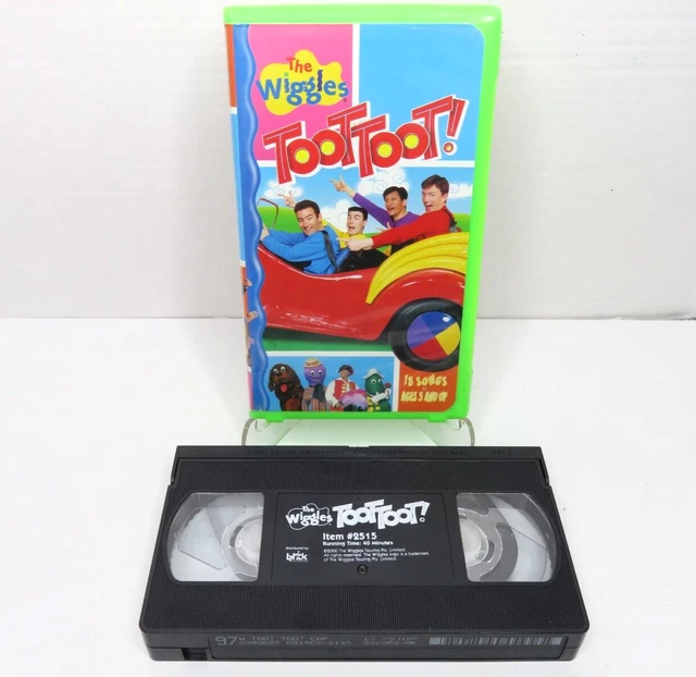 THE WIGGLES TOOT Toot VHS Video Tape 18 Songs Rare Oop Htf Kids Show ...
