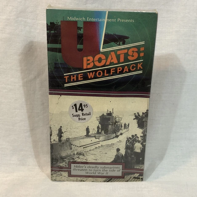 U BOATS: THE Wolfpack Hitler’s Deadly Submarines VHS Brand New Sealed ...