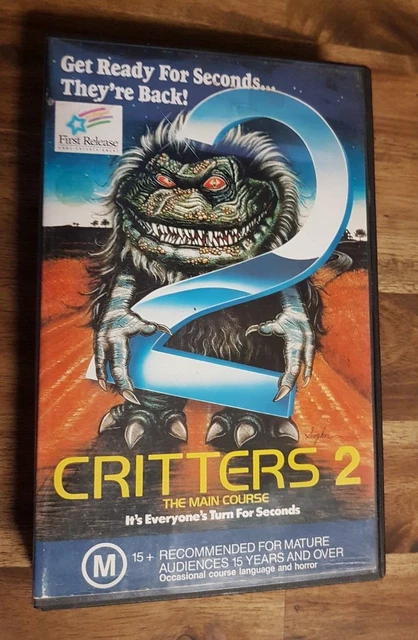 CRITTERS 2 - Vhs Rare PAL Horror creatures monsters gremlins gore ...