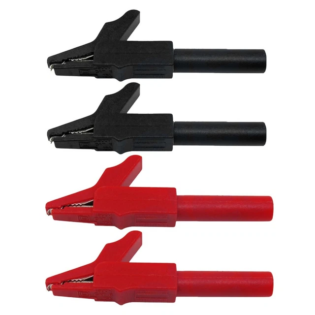 CLIPS ALLIGATOR ISOLÉS faciles à utiliser 4 pièces 4 mm connecteur ...