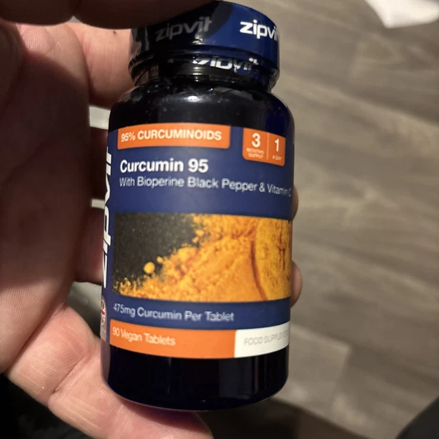 ZIPVIT CURCUMIN 95 with Bioperine, Turmeric 1 count (Pack of 90) £12.94 ...