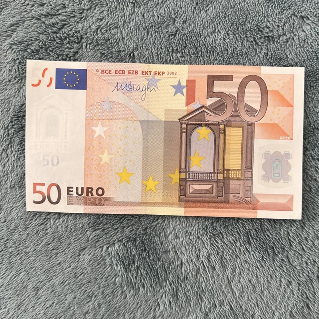 RARE BILLET DE Banque De 50 Euros Année : 2002 - Signé Mario Draghi ...