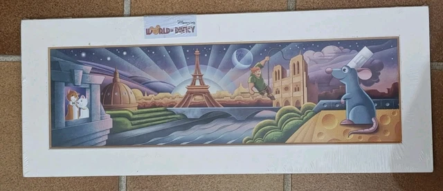 FRESQUE WORLD OF Disney Edition Limitée N°191 / 500 Disneyland Paris ...