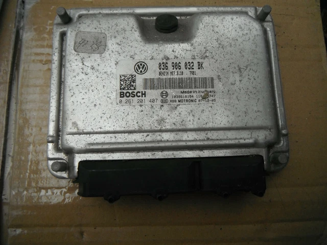 VW POLO 6N2 ENGINE CONTROL UNIT ECU MODULE BRAIN 036906032bk £28.99 ...