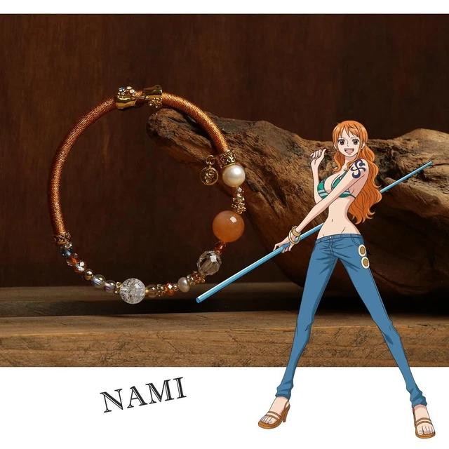 ONE PIECE WIND Cord Bracelet Nami Natural Stone Jewelry ANAHITA STONES ...