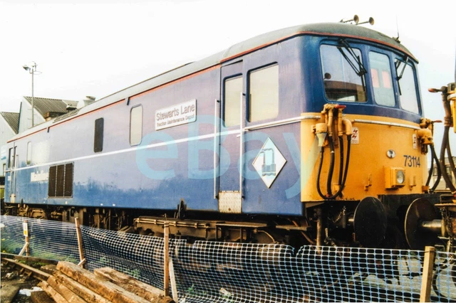 UK RAILWAY PHOTOGRAPH of Class 73 Locomotive 73114. RM73-105 £1.70 ...