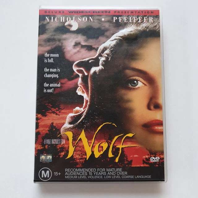 WOLF (DVD, 1994) PAL Region 4 (Jack Nicholson, Michelle Pfeiffer, James ...