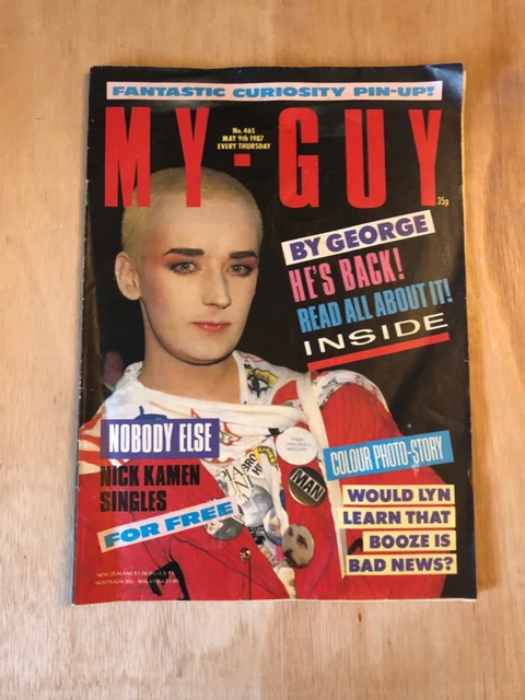 MY GUY MAGAZINE - Issue no. 465 - May 9th 1987 - Boy George £5.00 ...