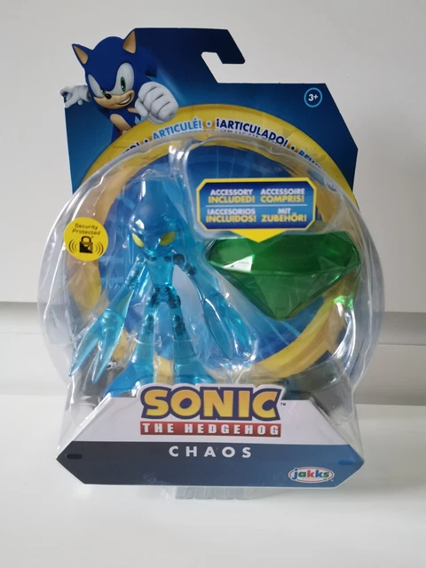SONIC THE HEDGEHOG Articulated Figure 11 cm chaos + emerald Jakks ...