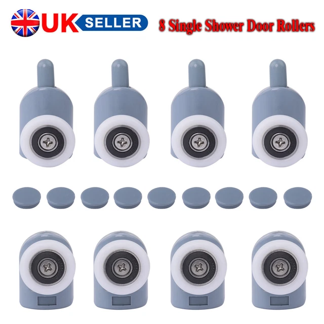 8PCS/SET SINGLE SHOWER Screen Door Roller Replacement Runner Wheels ...