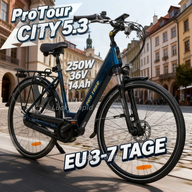 E-BIKE 250W MID Drive Motor Elektrofahrrad 36V 14Ah City Commuter E ...