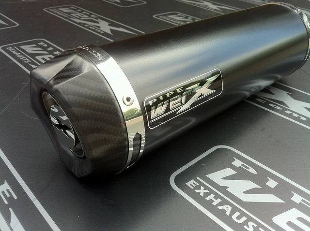 SUZUKI GSXR 600 750 K8 K9 L0 Powder Black Carbon Outlet Exhaust Can Road Legal $772.19 - PicClick AU