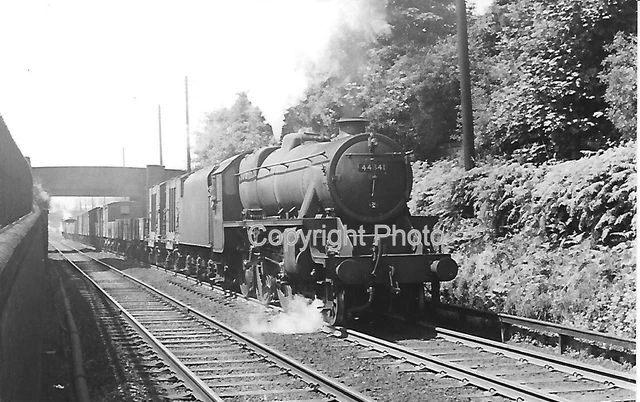 B&W PHOTO LMS Stanier Black 5 4-6-0 No.44841 at Bromsgrove £1.99 ...
