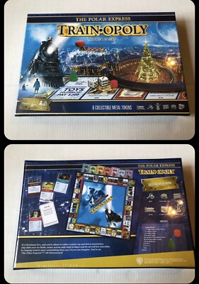 THE POLAR EXPRESS Train-Opoly Board Game Collector's Edition New! £16. ...