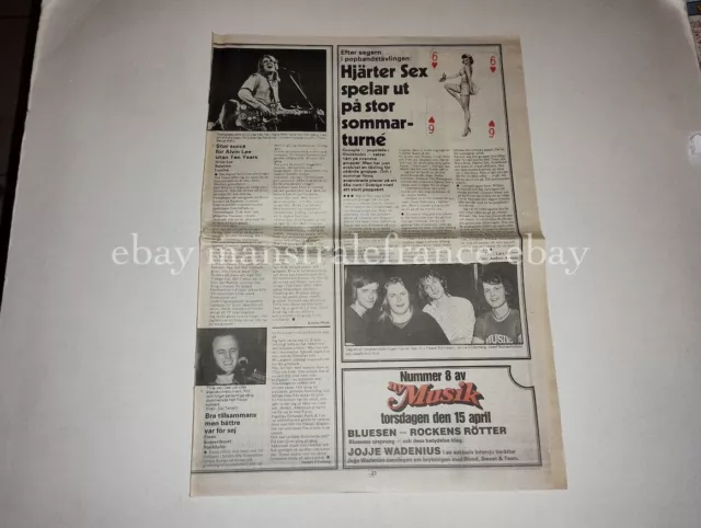 ALVIN LEE THIJS van Leer Focus clipping Sweden 1970s EUR 6,50 - PicClick FR