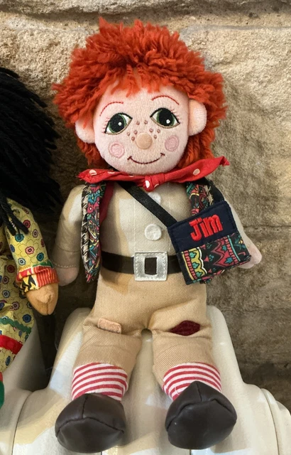 ROSIE AND JIM Rag Dolls Vintage 1999 Ragdoll Productions With Original ...