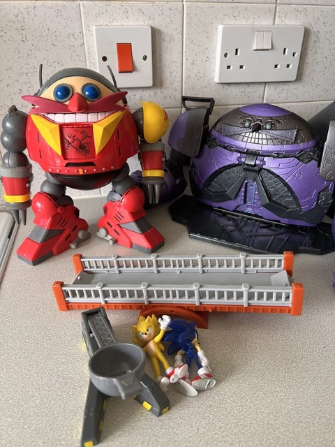 SONIC THE HEDGEHOG Dr Robotnik Giant Eggman Robot Battle Set 10 Inch ...