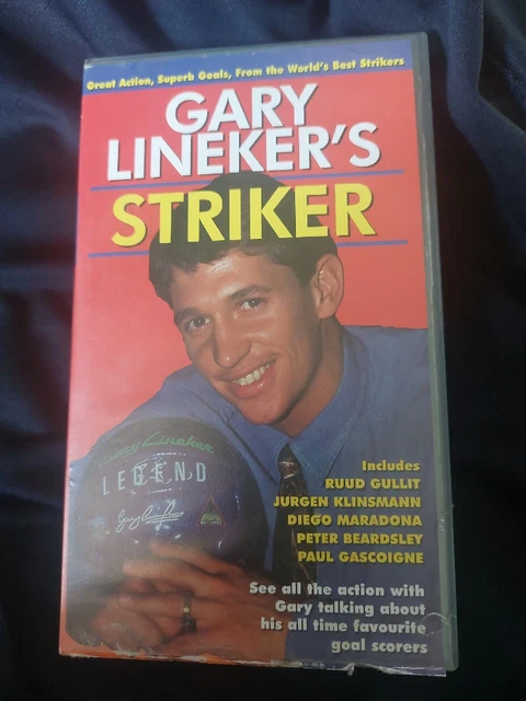 GARY LINEKER'S STRIKER VHS video tape VINTAGE £7.99 - PicClick UK