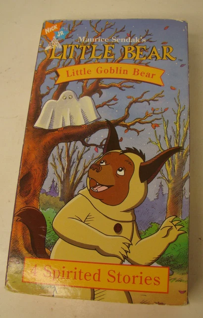 NICK JR LITTLE Bear Goblin Bear VHS Video Tape Halloween Nickelodeon ...