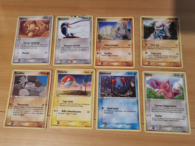 CARTE POKÉMON LOT de 8 cartes Pokémon Bloc Ex, EX Créateur des Légende ...