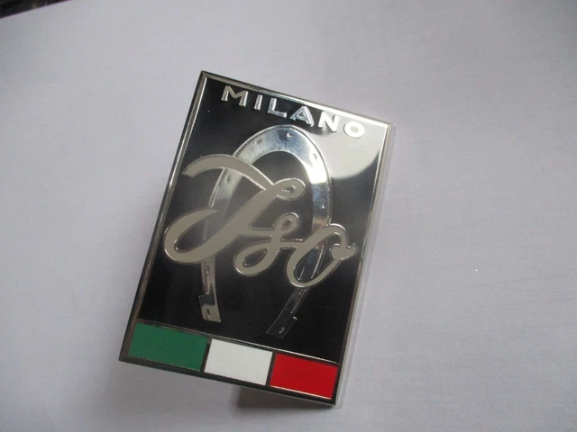 ISO RIVOLTA NOIR logo emblème symbole insigne plaque env. 70 x 50 mm ...