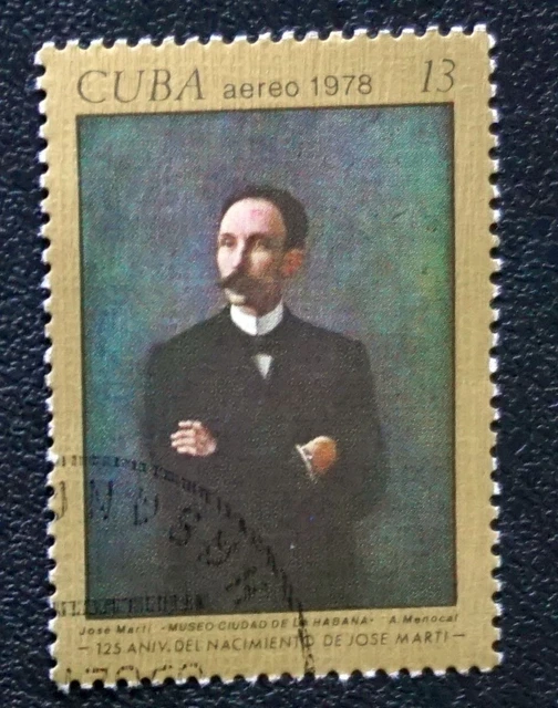 SCUBA SC# C272 JOSE MARTI educator writer revolutionary AIRMAIL 1978 ...