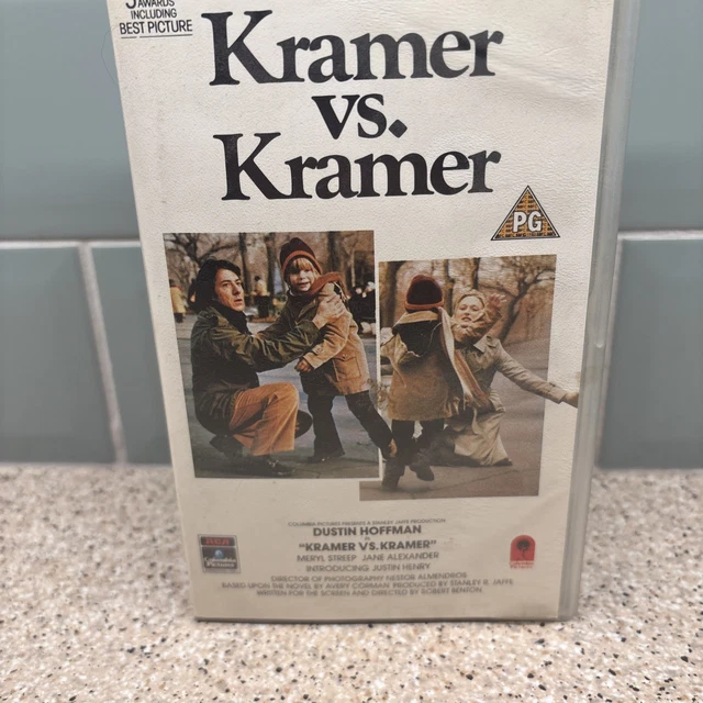 KRAMER VS KRAMER (1990) VHS Video Tape Dustin Hoffman Meryl Streep ...