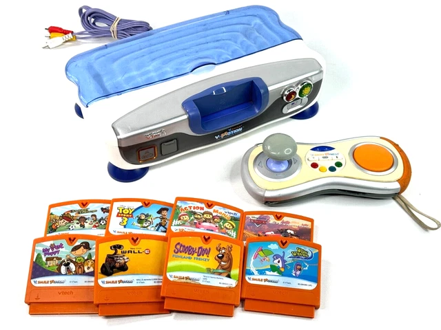 VTECH V.SMILE MOTION Active Learning System Console With 8 Games ...