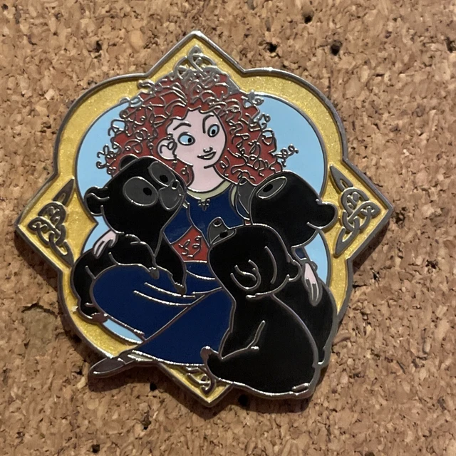DISNEY PIN MERIDA Triplet Brothers Bear Cubs Pixar DLP Disneyland Paris ...