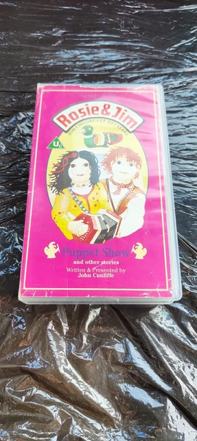 VINTAGE 1990'S ROSIE & Jim: Puppet Show and Other Stories - VHS Video ...
