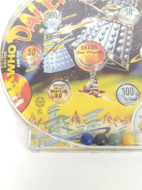 VINTAGE MARX DR Doctor Who and the Daleks Bagatelle - rare Dalek toy ...