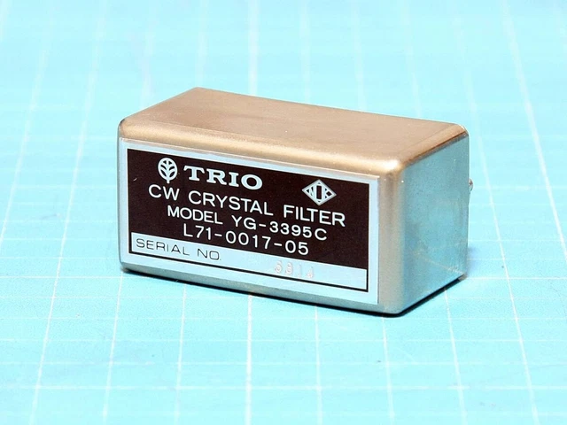 TRIO KENWOOD YG-3395C CW Filter TS-520 R-599 JR-599 Tested Japan £83.38 ...