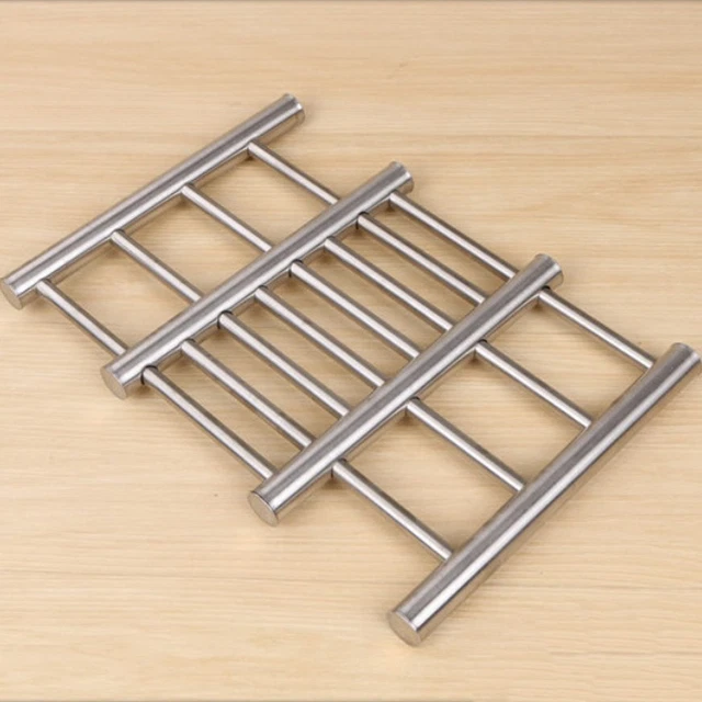 KITCHEN POT PLATE Mat Stainless Steel Expandable Heat Insulation ...