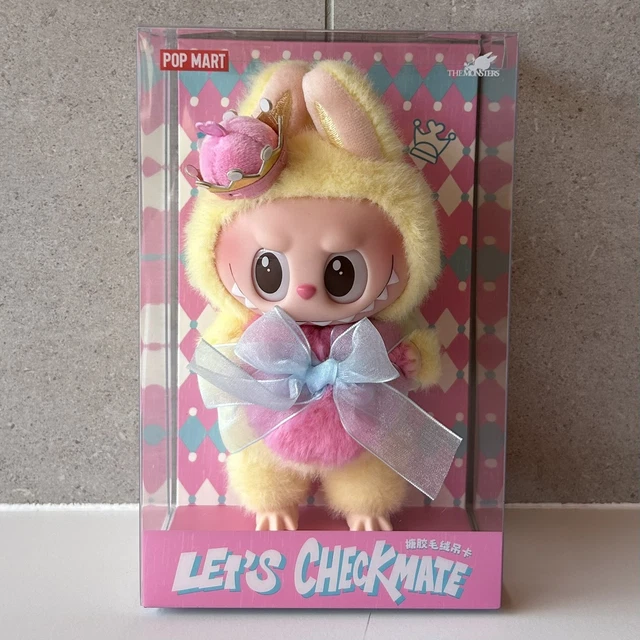 POPMART THE MONSTERS Labubu Let’s Checkmate Series Vinyl Plush Hanging ...