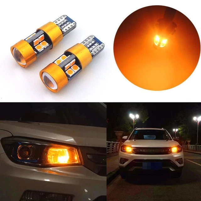 12V SIGNAL LIGHT DC Orange 1Pair 158 Amber 175 Car 2821 2827 Parking ...